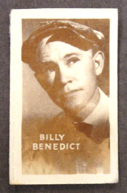 1948 ATTORE BILLY BENEDICT Topps Magic Photo carta da scambio EUR 34,86 ...