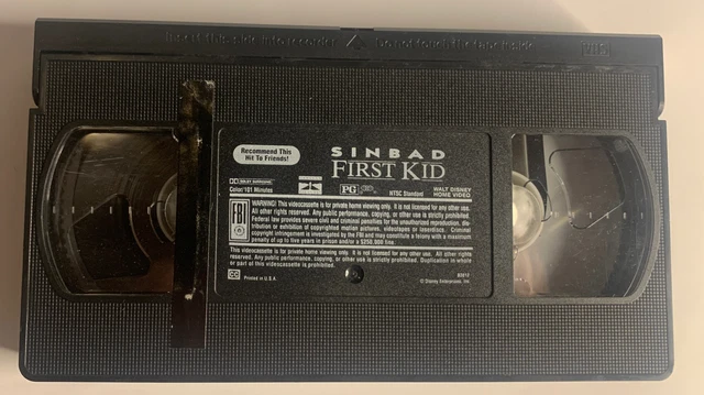 RARE HOLLYWOOD VIDEO Rental VHS Walt Disney 1996 Sinbad First Kid £7.60 ...