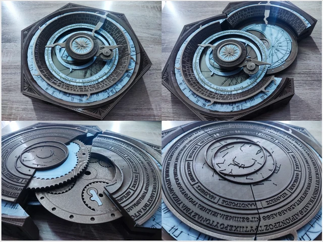 INDIANA JONES ARCHIMEDE'S Dial of Destiny Antikythera 3D Printed In ...