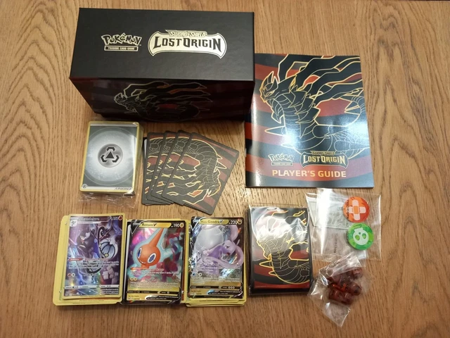 POKEMON TCG LOST Origin Lot Box, Sleeves, Markers 180+ Cards With Rare ...