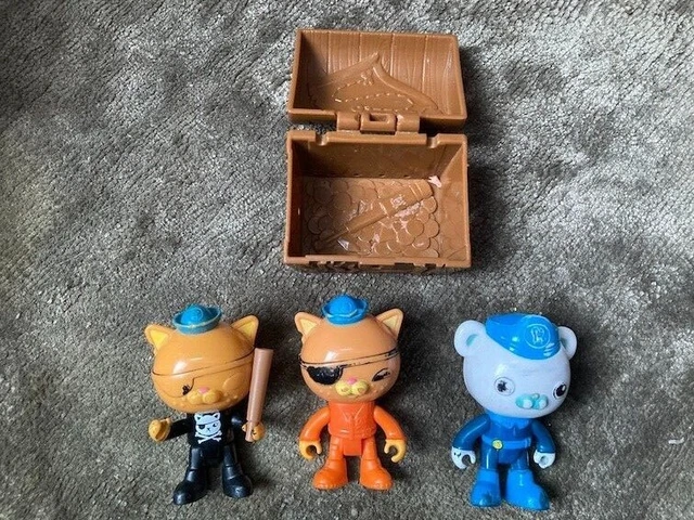 OCTONAUTS FIGURES BUNDLE: kwaziis captain barnacle treasure chest £1.99 ...