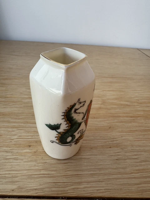 W H GOSS Crested China Diamond Mouthed Vase - Crest for Ipswich £4.37 ...