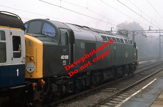 ORIGINAL 35MM Slide Diesel /Steam Train / Engine Railway 40106 ... ORIGINAL 35MM Slide Diesel /Steam Train / Engine Railway 40106 ...