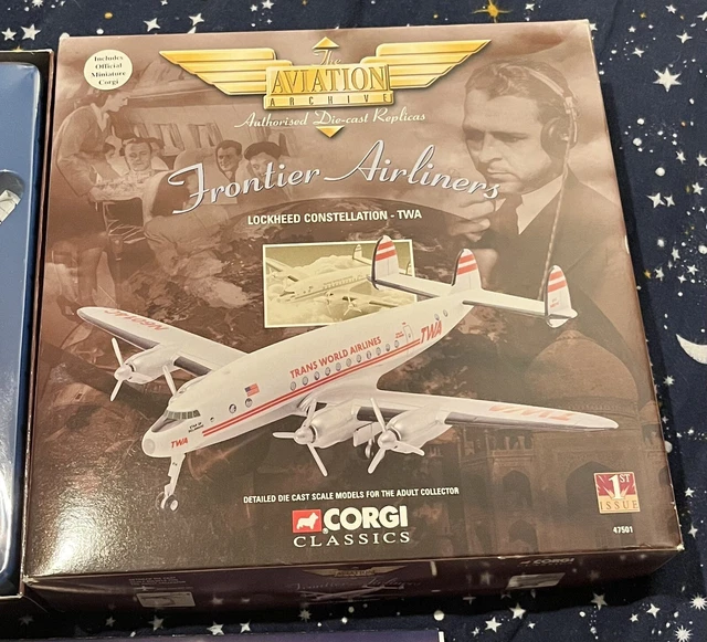 CORGI 1/144 SCALE Aircraft 47501 Lockheed Constellation TWA Frontier ...