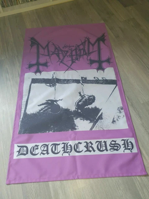 MAYHEM POSTERFLAGGE FLAGGE Flag Fahne Black Metal Darkthrone 666666 EUR ...