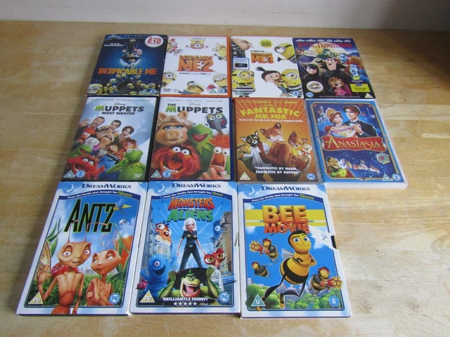 DISNEY/DREAMWORKS/UNIVERSAL CHILDREN'S DVD Bundle 11 items £5.00 ...