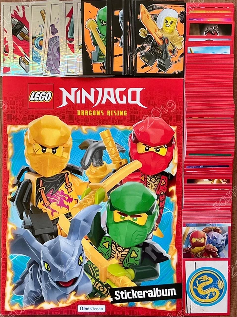 LEGO NINJAGO DRAGONS Rising (2025) - Komplett Set - 212 Sticker & Album ...
