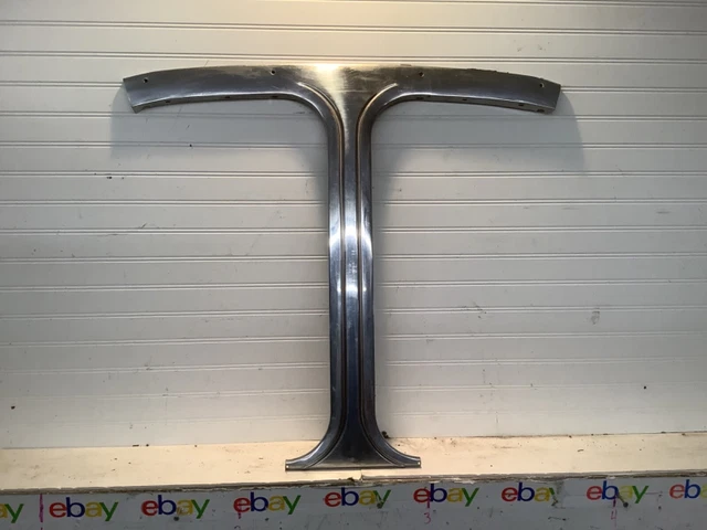 1976-1981 C3 CORVETTE T-top T-bar Center Roof Trim Stainless Original ...