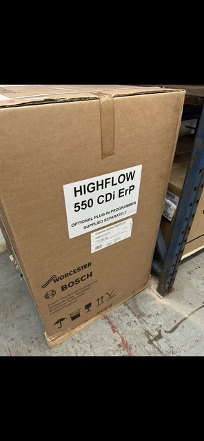 WORCESTER GREENSTAR 550CDI 30kW Highflow Combi Gas Boiler - 7731600100 ...