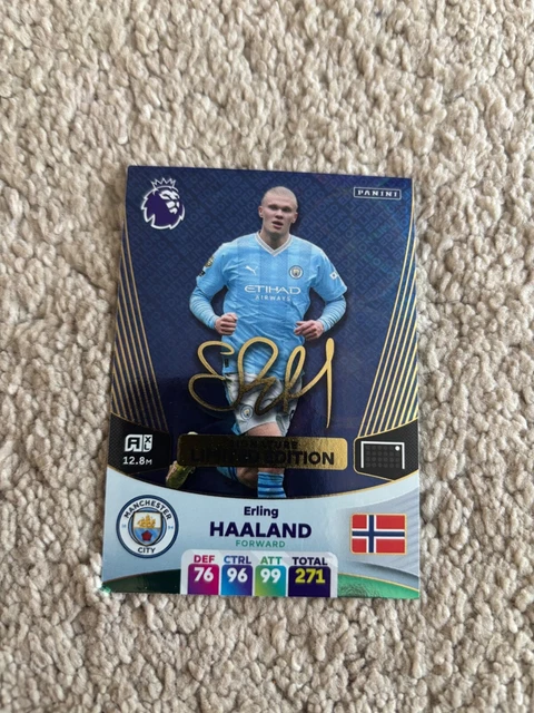ERLING HAALAND LIMITED Edition Signature Card 2025 £26.71 - PicClick UK