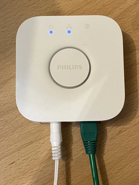 PHILIPS HUE BRIDGE V2.1 with original Power Supply & a Network Cable £ ...