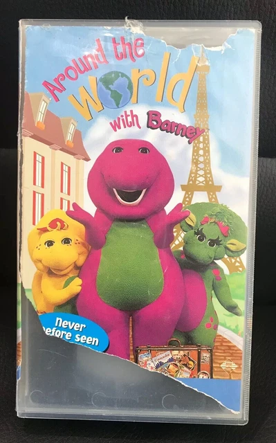 BARNEY AROUND THE World With Barney VHS PAL 2001 Rare $18.18 - PicClick CA