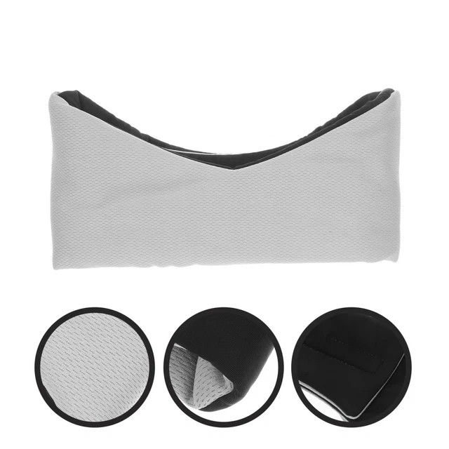 ICE SILK SLEEP Mask Adjustable Lightproof Blindfold Ear Muffs Sleeping ...