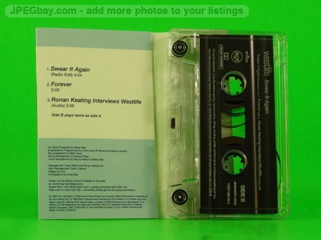 WESTLIFE SWEAR IT AGAIN (118) 3 Track Audio Cassette BMG £3.85 ...