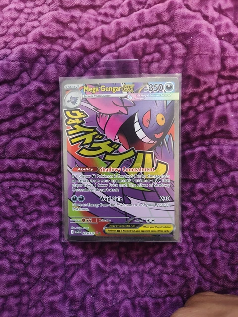 2026 POKEMON ASCENDED Heroes Mega Gengar ex Attack Rare #269/217 £89.38 ...