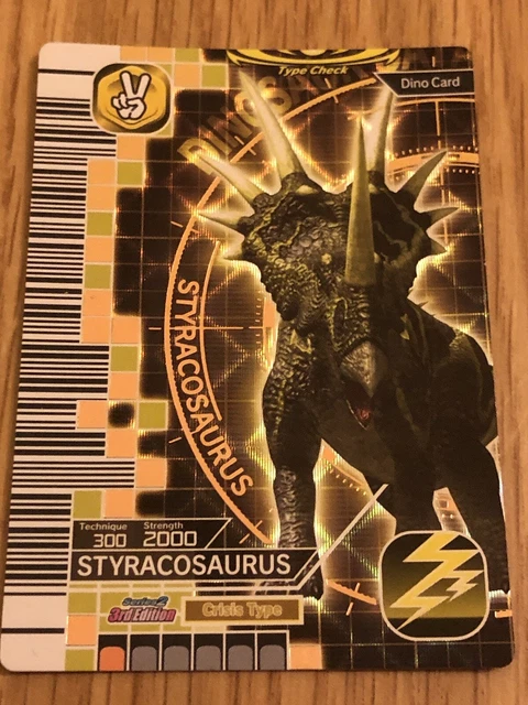 DINOSAUR KING GOLD Styracosaurus Series 2 3rd Edition Card £37.00 ...