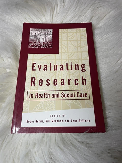 EVALUATING RESEARCH IN Health And Social Care Textbook Open University ...