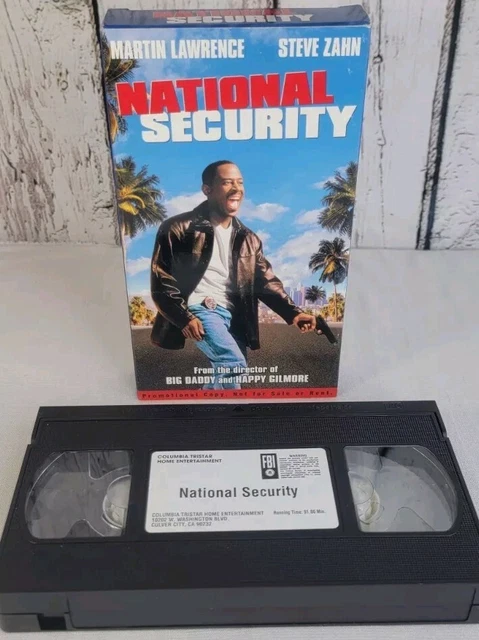 NATIONAL SECURITY VHS Columbia 2003 Rare Promotional/screener/demo £17. ...