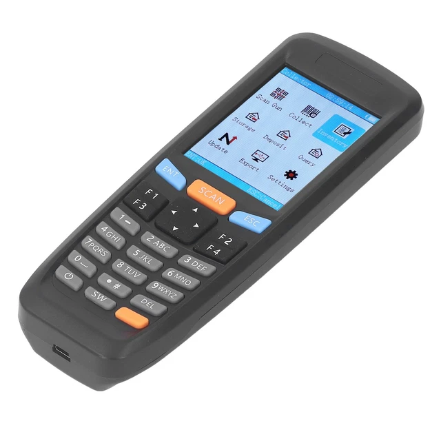 WIRELESS BARCODE SCANNER 2.4GHZ 2.8 Inch Color Screen 2D Bar Code ...