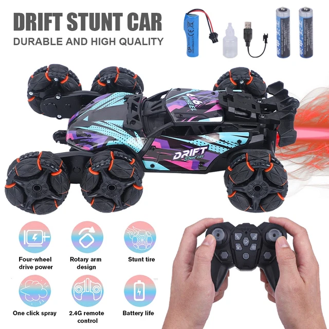 6WD HAND GESTURE 360° RC Stunt Car Sensing Off-Road Remote Control ...