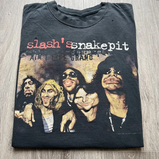 SLASH’S SNAKEPIT BAND Song Album Unisex Tee Short Sleeve Cotton Shirt ...