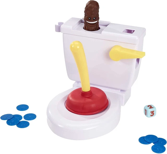 MATTEL GAMES - Poo Catch with Toilet Included, Kids Board Game £32.00 ...