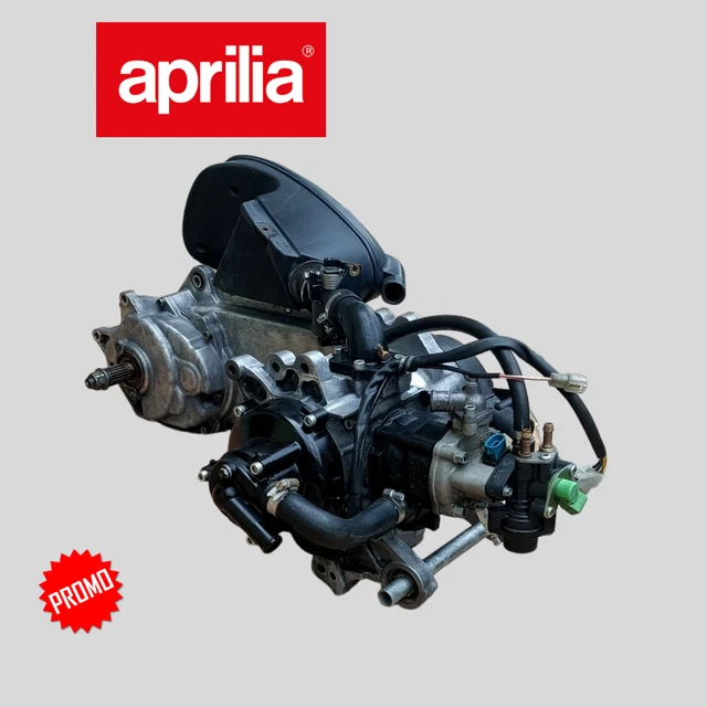 BLOCCO MOTORE INIETTORE APRILIA SR DITECH 50CC Completo Engine Cilindro ...
