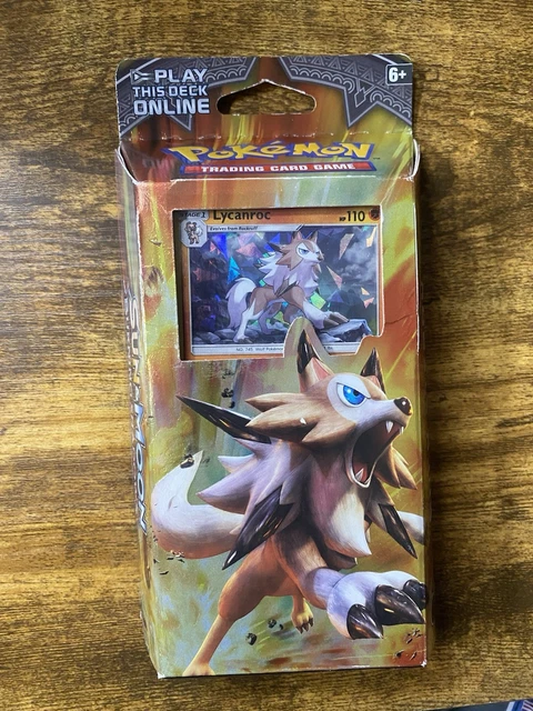 POKÉMON TCG ROCK Steady Theme Deck Lycanroc Sun & Moon Burning Shadows ...