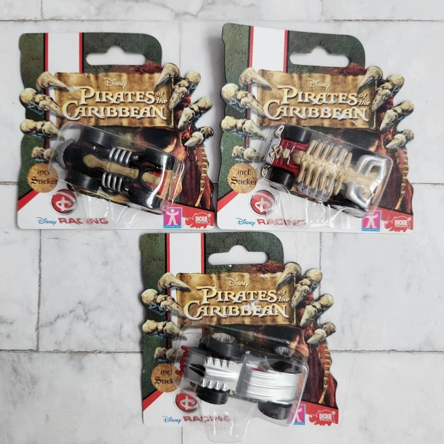 DISNEY RACING PIRATES Of The Caribbean Car Bundle x3 Dickie Toys New ...