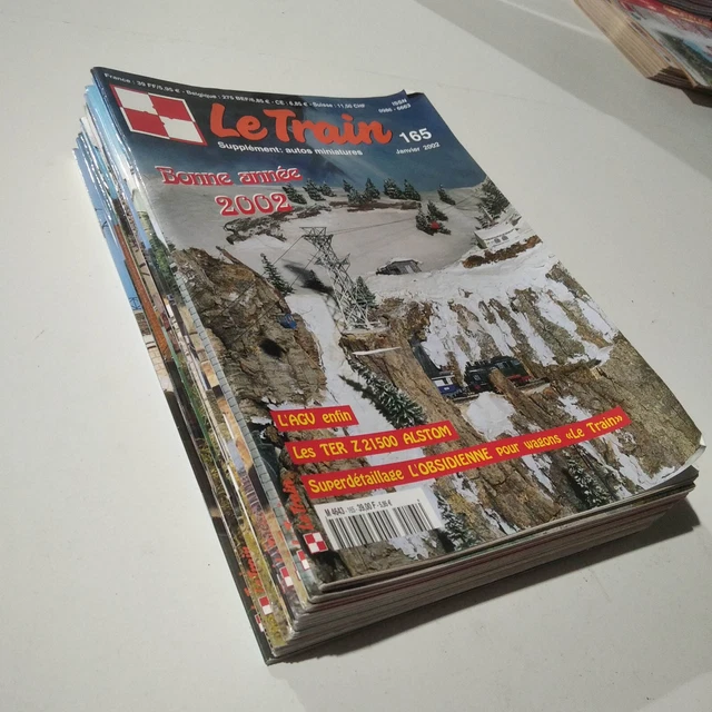 LE TRAIN - magazine modélisme ferroviaire - année complète 2002 n° 165 à 176 EUR 20,00 - PicClick FR
