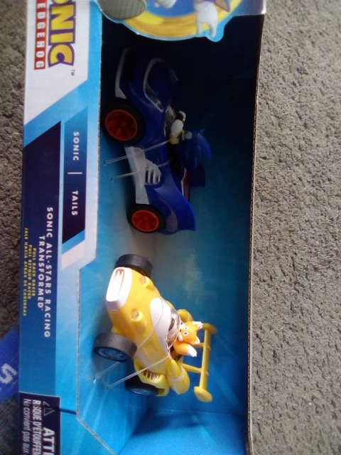 SONIC TRANSFORMED ALL-STARS Racing Pull Back Action: Tails and Sonic ...