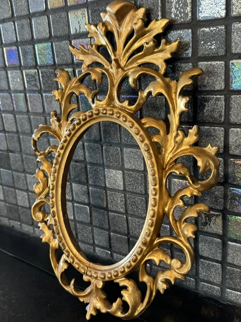 CADRE ANCIEN/CADRE DORÉ/OLD Frame Antique/fin 18eme Florentin/medaillon ...