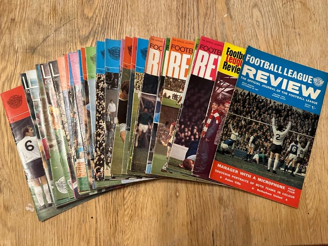 FOOTBALL LEAGUE REVIEW Magazine 1967-1975 £2.22 - PicClick UK