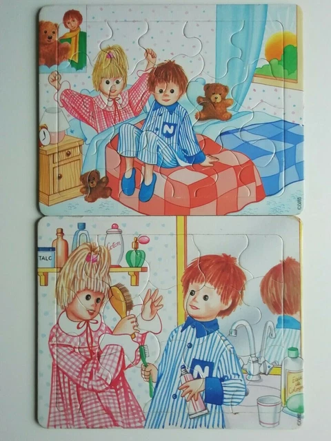LOT DE 2 puzzles BONNE NUIT LES PETITS vintage Claude Laydu EUR 6,00 ...