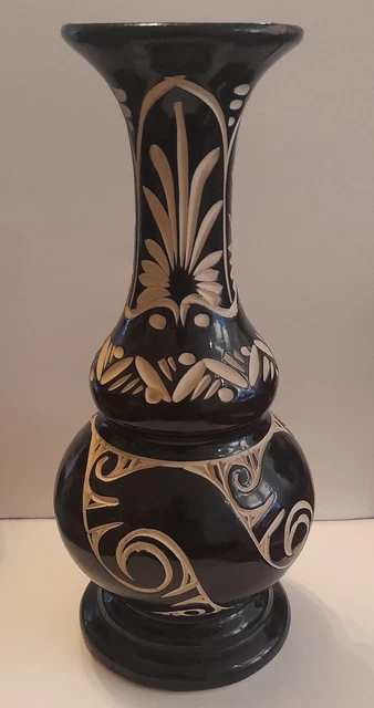 SARAWAK TRIBAL CERAMIC Vase – Hand‑Incised Dayak/Iban Design £31.89 ...