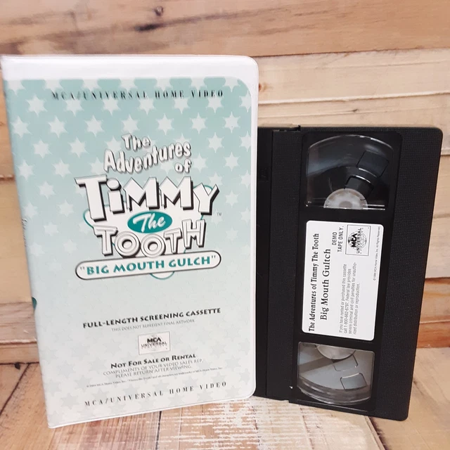 THE ADVENTURES OF Timmy The Tooth Big Mouth Gulch Screener VHS Used £44 ...