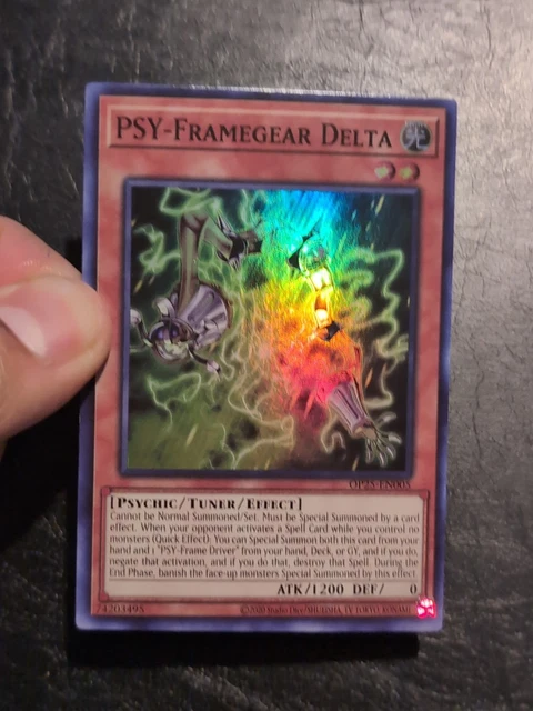 YU-GI-OH SUPER RARE CARD PSY-FRAMEGEAR DELTA OP25-EN005 1ST NM/VLP $12. ...