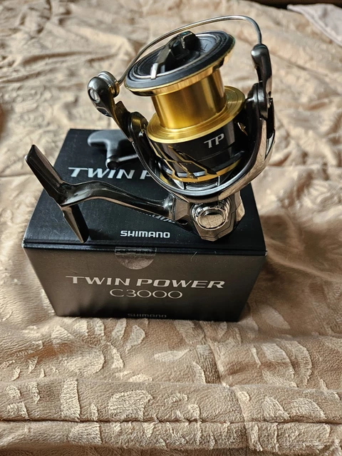 SHIMANO TWIN POWER FD C3000 Stationärrolle Spinnrolle EUR 200,00 ...