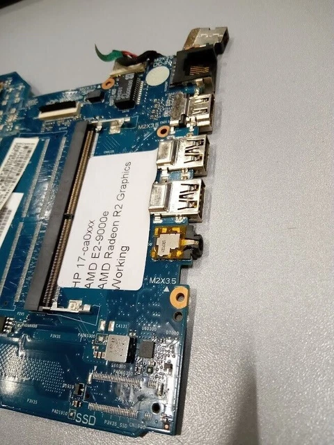 HP 17-CA0XXX MOTHERBOARD AMD E2-9000e AMD Radeon R2 Graphics Used ...
