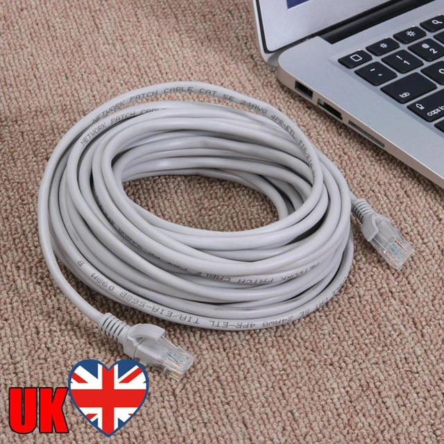 ETHERNET CABLE 100FT Router Computer Cable for PC Router Computer (10m ...