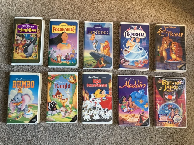 LOTTO DI 10 nastri VHS Walt Disney come mostrato EUR 16,71 - PicClick IT