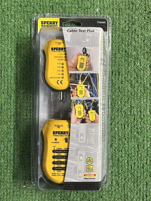 SPERRY INSTRUMENTS TT64202 Cable Test Plus Coax UTP STP Cable Tester ...