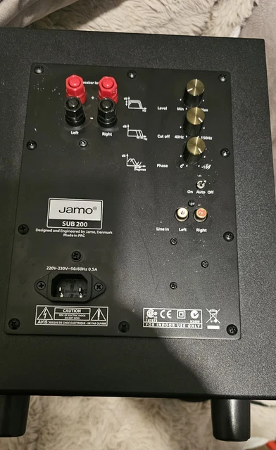 JAMO SUB 200 Powered Subwoofer £26.46 - PicClick UK