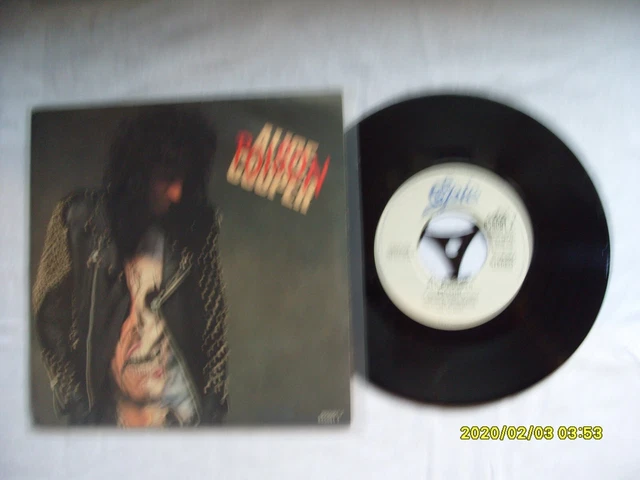 ALICE COOPER POISON EPIC RECORDS UK 7" VINYLE SINGLE dans POCHETTE ...