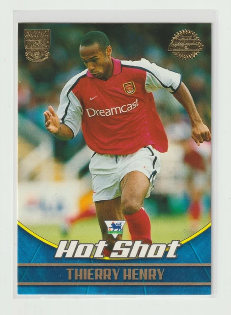 2001-02 TOPPS PREMIER Gold 2002 Hot Shots A3 [ Thierry Henry] Arsenal ...