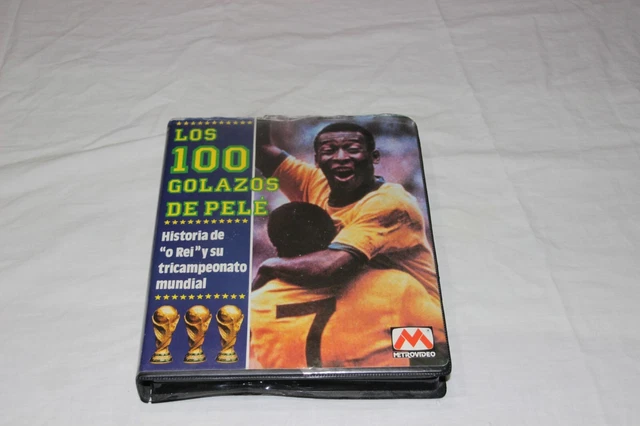 ESTUCHE DE 2 Cintas De Vhs De Los 100 Mejores Golazos Del Jugador Pelé ...