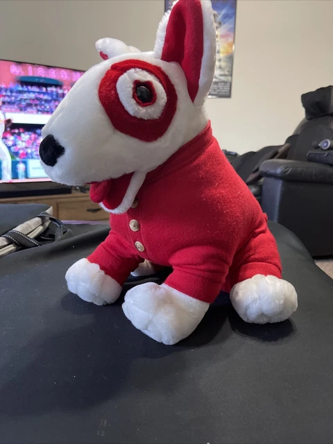 TARGET DOG PLUSH Bullseye Red Long John Pajamas PJs 15" Spot ...