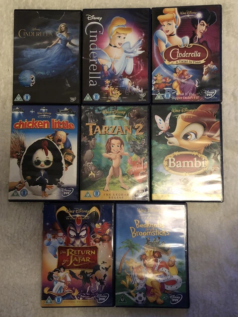 DVD BUNDLE X 8 Walt Disney Classics Childrens Animated Cartoon Family ...