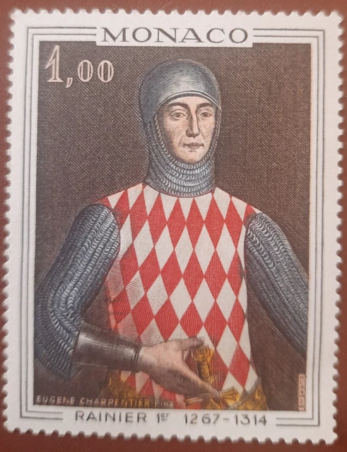 TIMBRE MONACO N°734 RAINIER 1er Neuf sans charnière. EUR 0,50 - PicClick FR