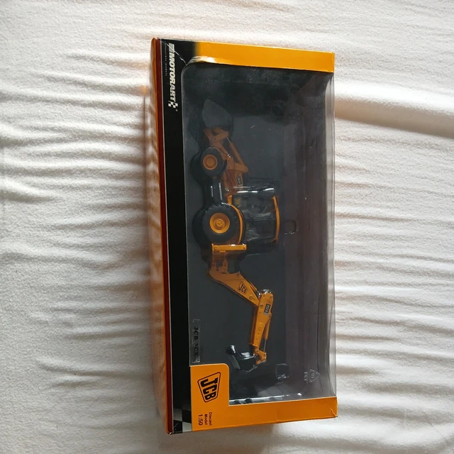 JCB BACKHOE LOADER 3CX -Motorart 1/50 Scale £94.32 - PicClick UK